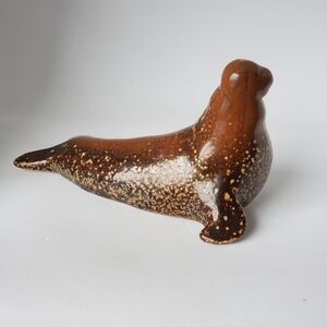 Vintage | Art | Galapagos Vega Pottery Seal Figurine Signed From Cuenca ...
